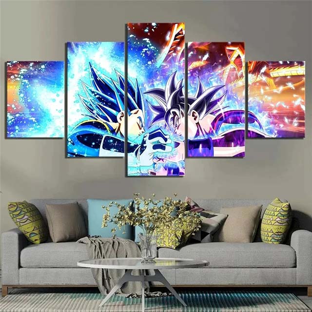 Goku Mural Cuadros Painting Dragon Ball Poster - Dragon Ball Z Merch