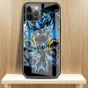 Vegeta Tempered Glass Case For iPhone DBZ - Dragon Ball Z Merch