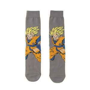 DBZ Summer Goku Socks 3d Printed Cotton - Dragon Ball Z Merch