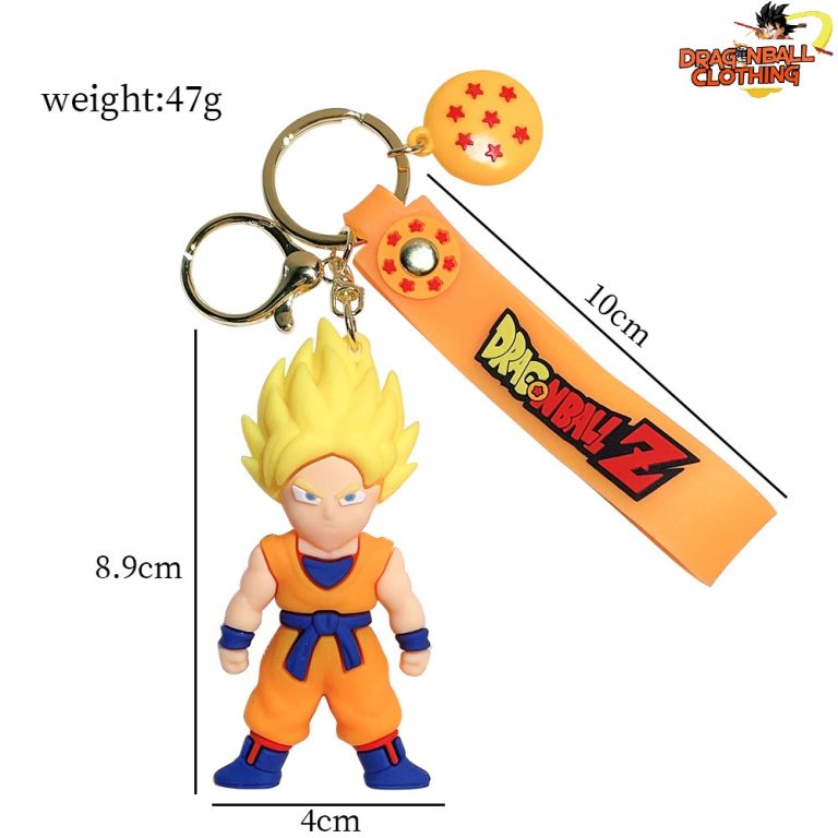 Dragon Ball Goku Action Figures Keychain - Dragon Ball Z Merch