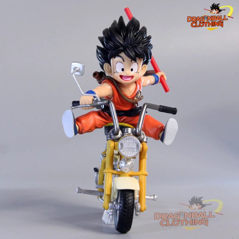 Dragon Ball Z Kid Goku Bicycle Figure - Dragon Ball Z Merch