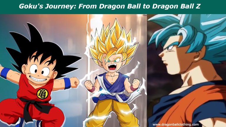 Goku's Journey: From Dragon Ball to Dragon Ball Z - Dragon Ball Z Merch