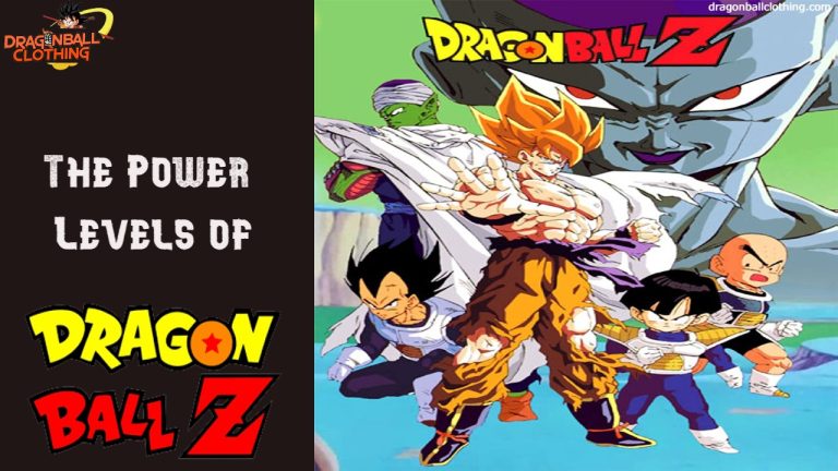 The Power Levels in Dragon Ball Z - Dragon Ball Z Merch