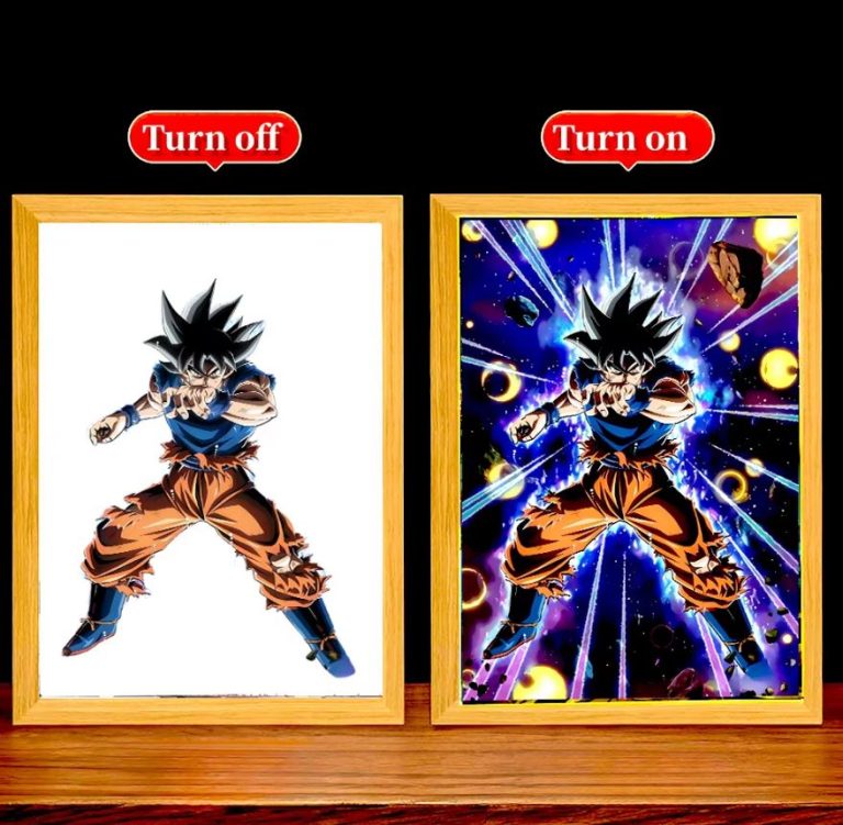 DBZ Ultra Instinct Goku Light Lamp - Dragon Ball Z Merch